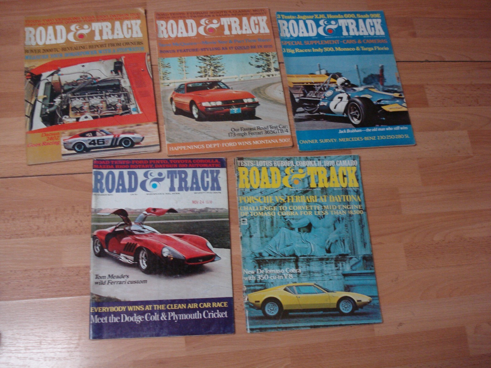 Road & Track Magazines Lot of 6 1969 (1) & 1970 (5) | eBay