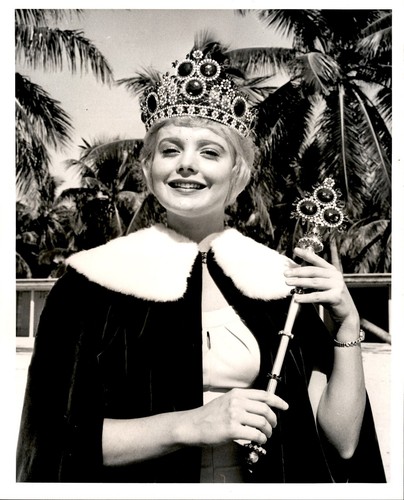 LG7 1962 Original Photo ORANGE BOWL QUEEN VIRGINIA GINNY JASPER ALL ...