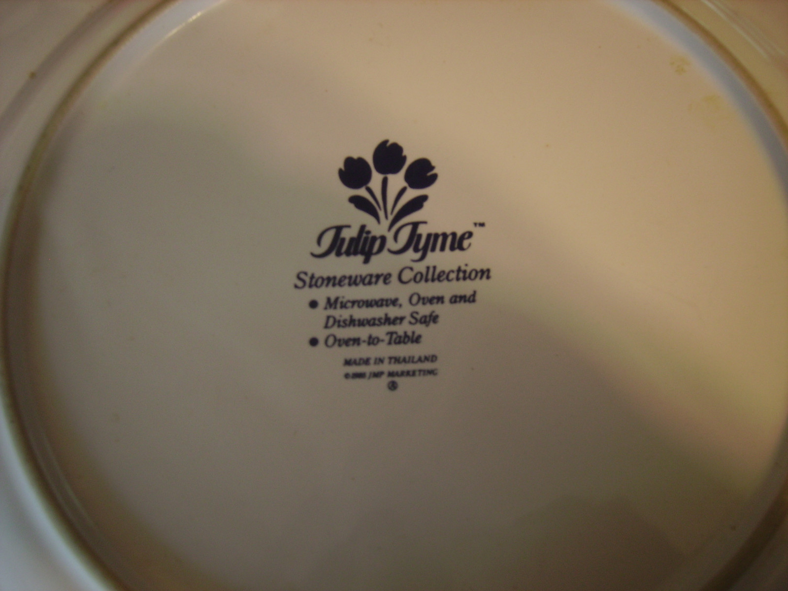 10.5" Tulip Tyme Stoneware plate | eBay