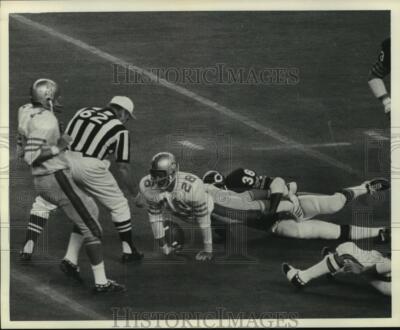 1971 Press Photo Houston Oilers' Andy Hopkins returns kickoff for 70 ...