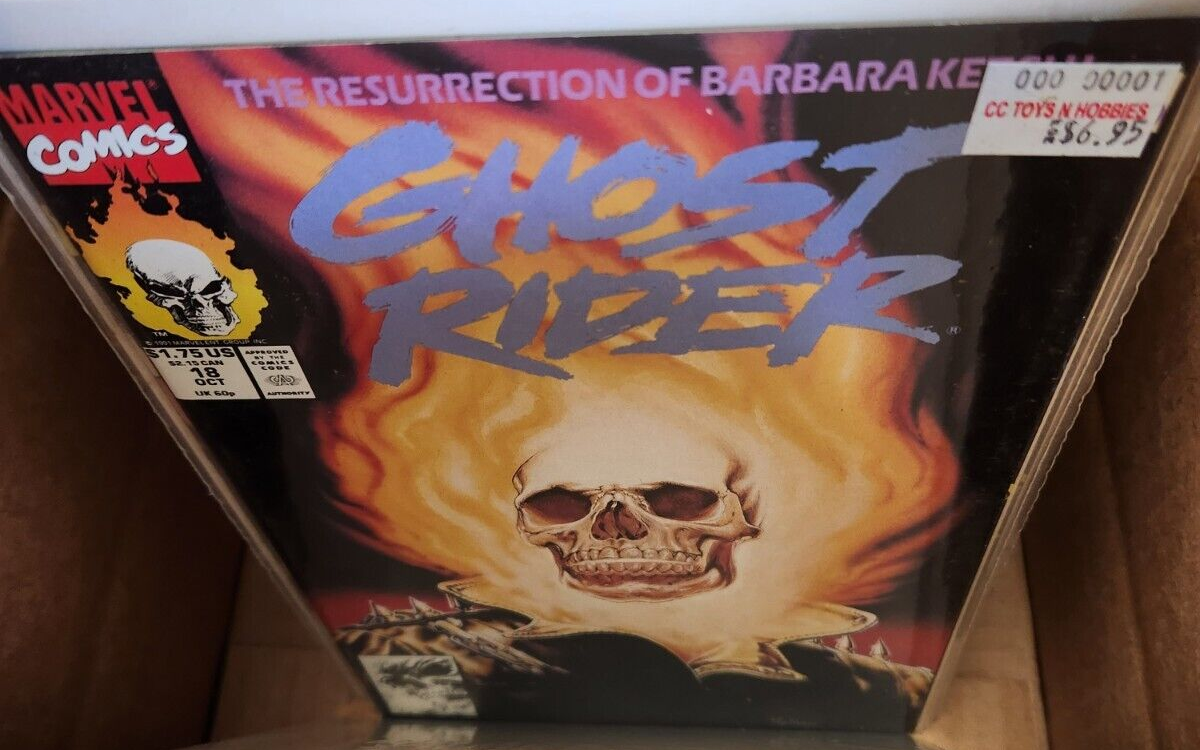 GHOST RIDER #18 DIRECT MARKET EDITION BY MARVEL COMICS 1991 | eBay
