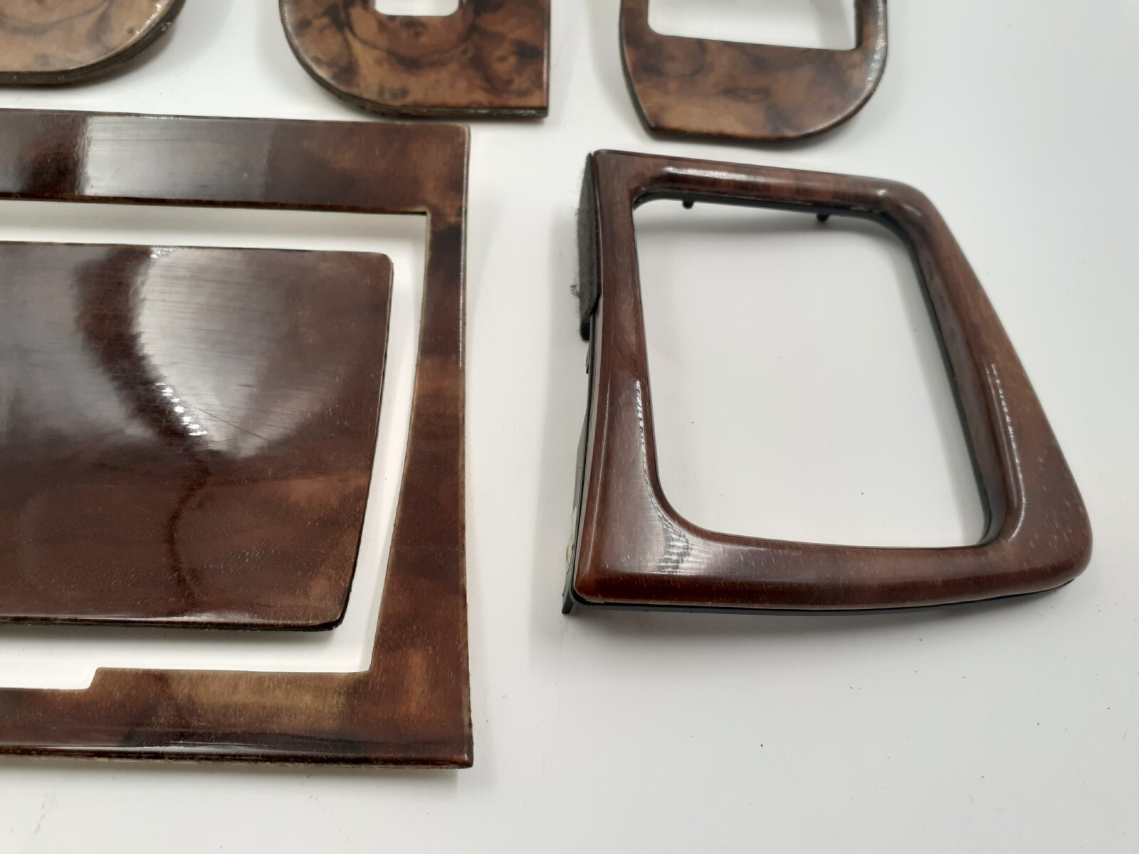 JAGUAR XJ6 XJ12 X300 WALNUT WOOD SET VENEER FASCIA DASH SKI SLOPE ...