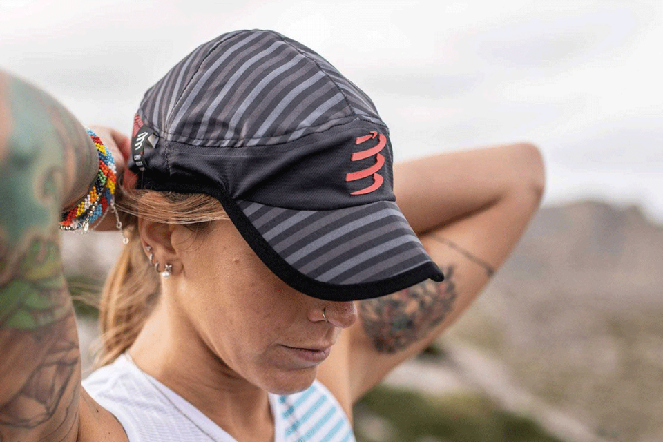 Compressport Pro Racing Running Cap Black Women's Sport Head Cap ...