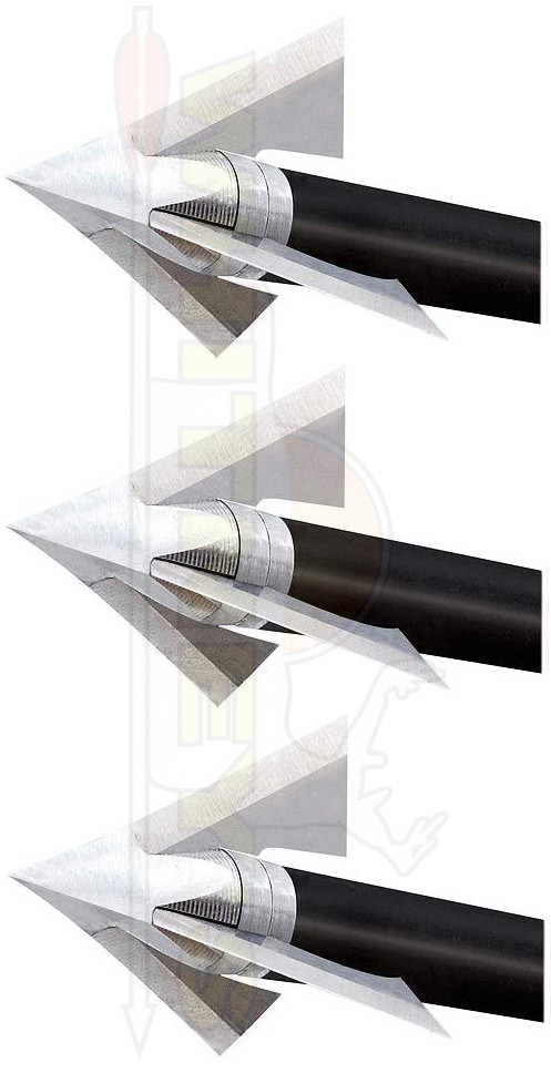 QAD Exodus Broadheads - 125gr. - Full - 3 blade - 3pk - BX125-F | eBay