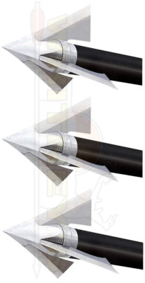 QAD Exodus Broadheads - 125gr. - Full - 3 blade - 3pk - BX125-F | eBay