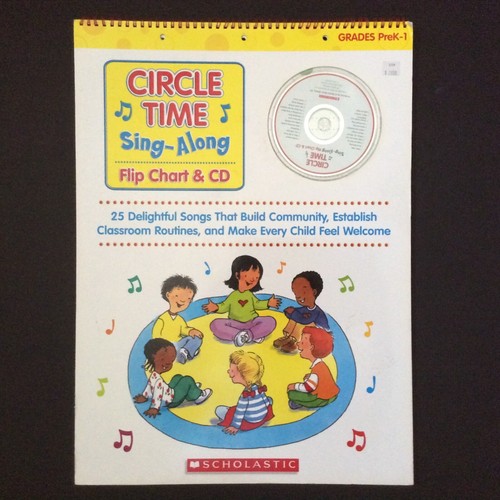 Sing-Along Flip Chart and CD: Circle Time by Scholastic (2006, Spiral ...