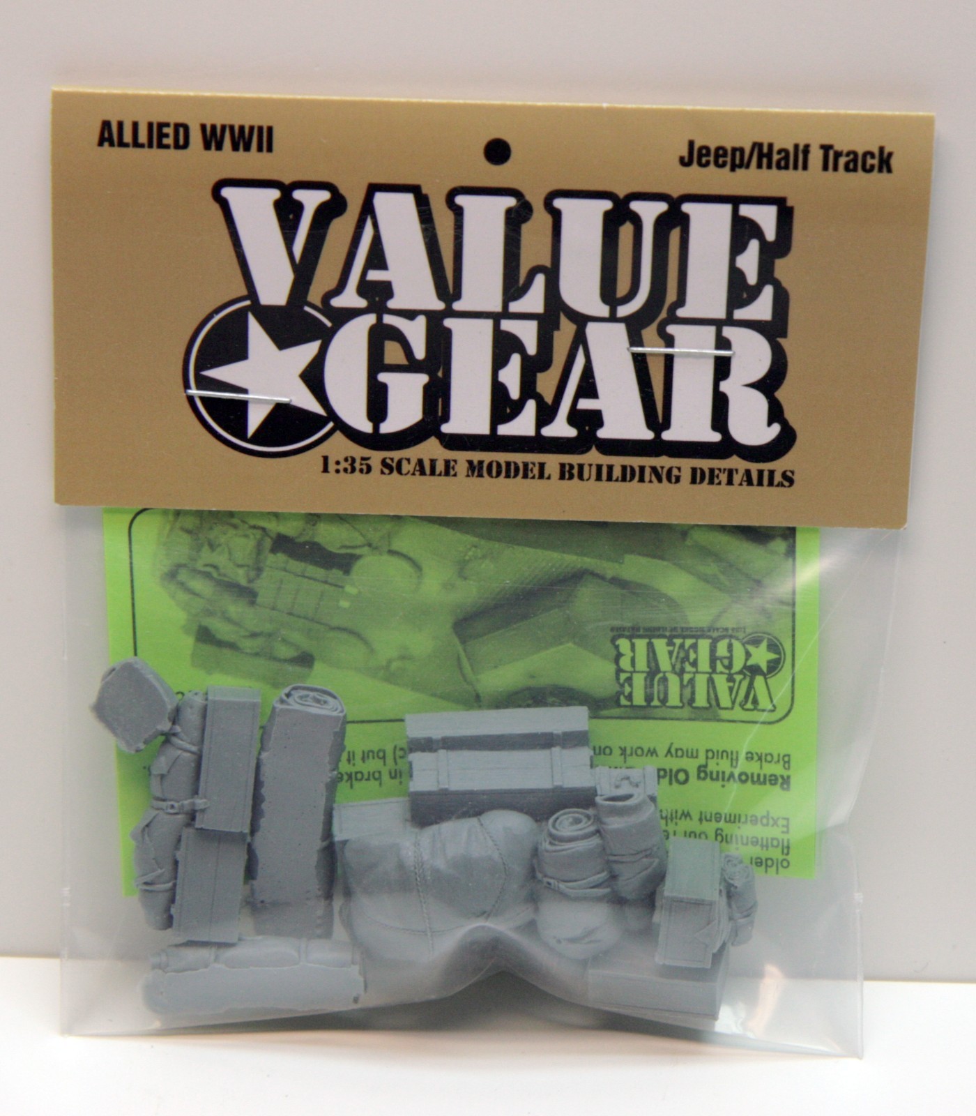 1/35 Scale Willys Jeep Set #2 - 10 Pieces - Resin Stowage ValueGear | eBay