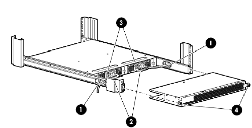 Q0U54-63003 HPE SN6600B SAN Switch 1U Rack Mount Rail Kit w/PLENUM HPE ...