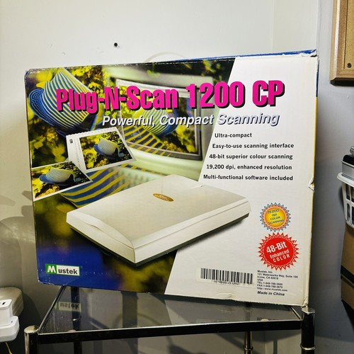 Mustek Plug-n-Scan 1200 CP Flatbed Scanner | eBay