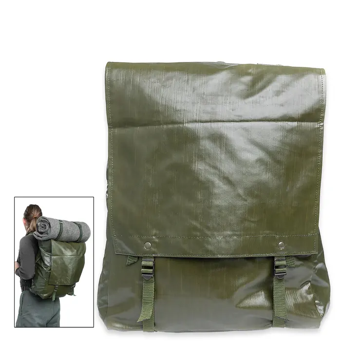 Czech M85 Rucksack - Military Surplus, Waterproof Material, 7" x 15" x ...