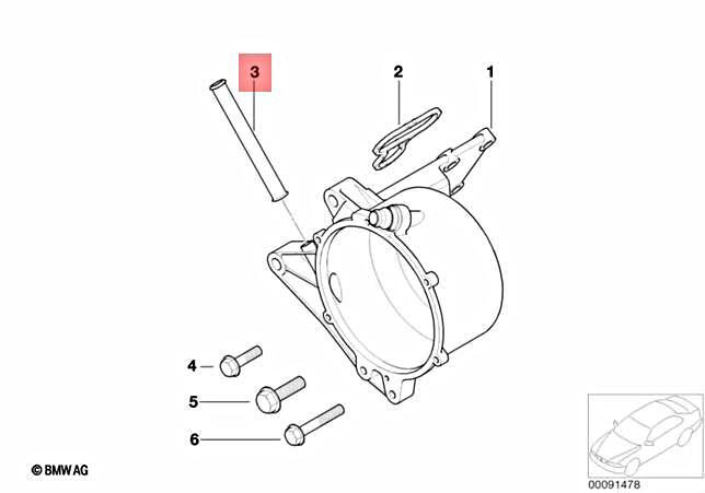 Genuine BMW E65 E66 E67 RR1 RR1N RR2 Alternator Cooling Hose OEM ...