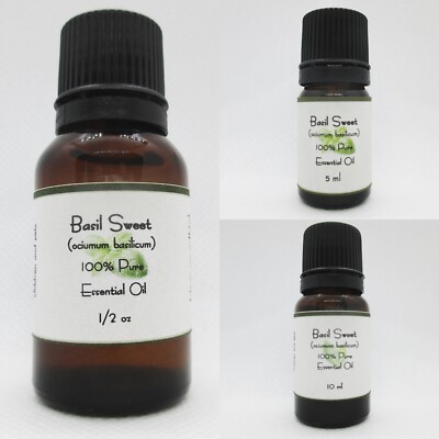 Sweet Basil Essential Oil 100% pure Therapeutic Grade | eBay