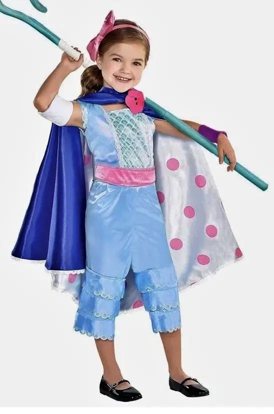 Disney Toy Story Bo Peep Costume 8-piece set-girls 8-10-figurine doll ...
