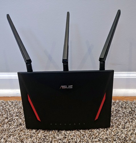 ASUS AC2900 Dual Band Gigabit WiFi Gaming Router - Black (RT-AC86U ...