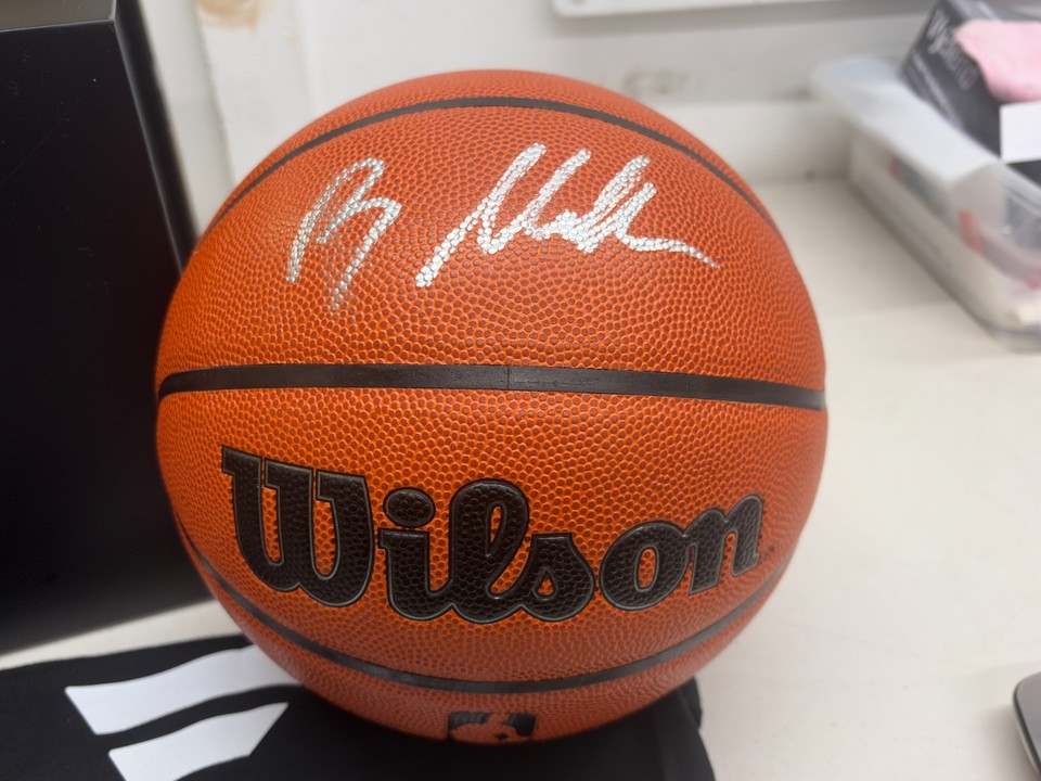Brandon Miller Hornets Signed Wilson Authentic Series Basketball ...