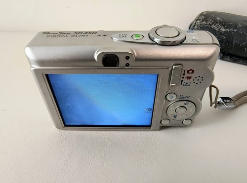 Canon PowerShot Digital ELPH SD450 Digital Elph Digital Camera W/ Bat ...