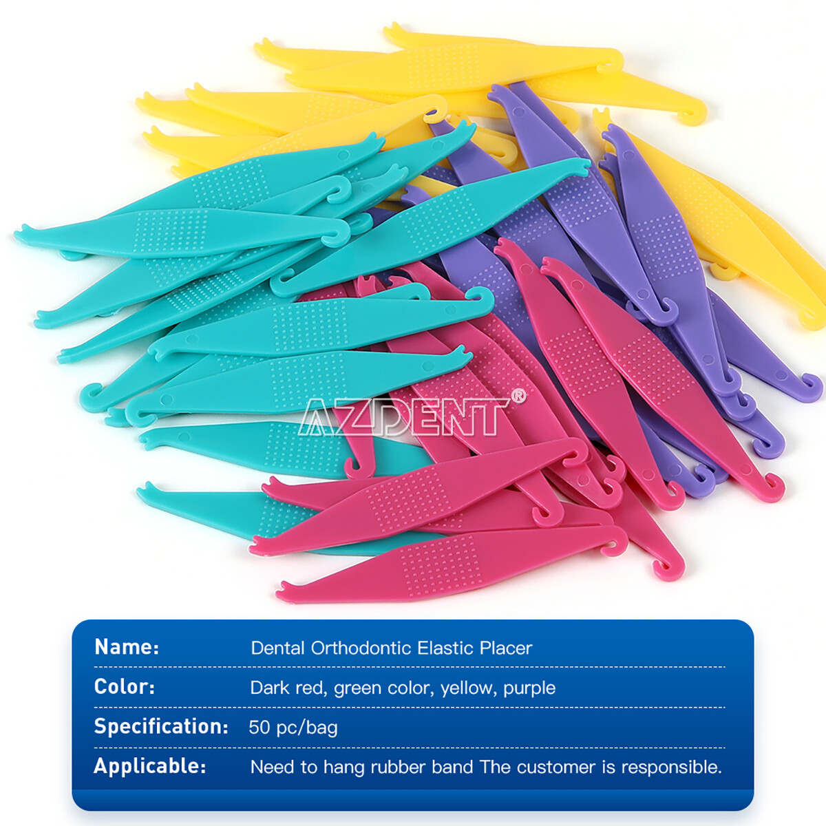 Dental Orthodontic Elastics Zoo Pack High-quality latex Rubber Bands ...