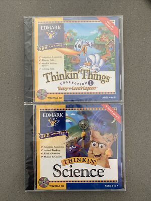 Edmark Thinkin’ CD ROM LOT 2 NEW THINGS COLLECTION 1 & Science | eBay