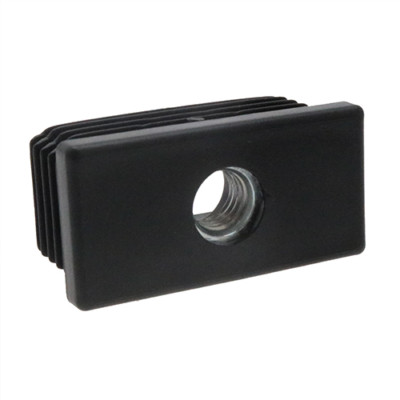 10 Pack Rectangular Threaded Tube Inserts 40mm x 20mm M8, Tube Inserts ...