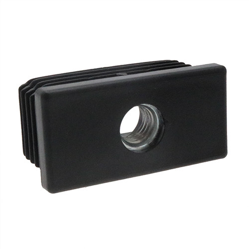 10 Pack Rectangular Threaded Tube Inserts 40mm x 20mm M8, Tube Inserts ...