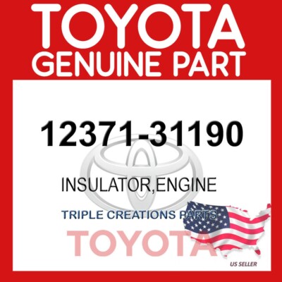 Genuine Toyota 12371-31190 Insulator Engine Mounting Rear No.1 ...