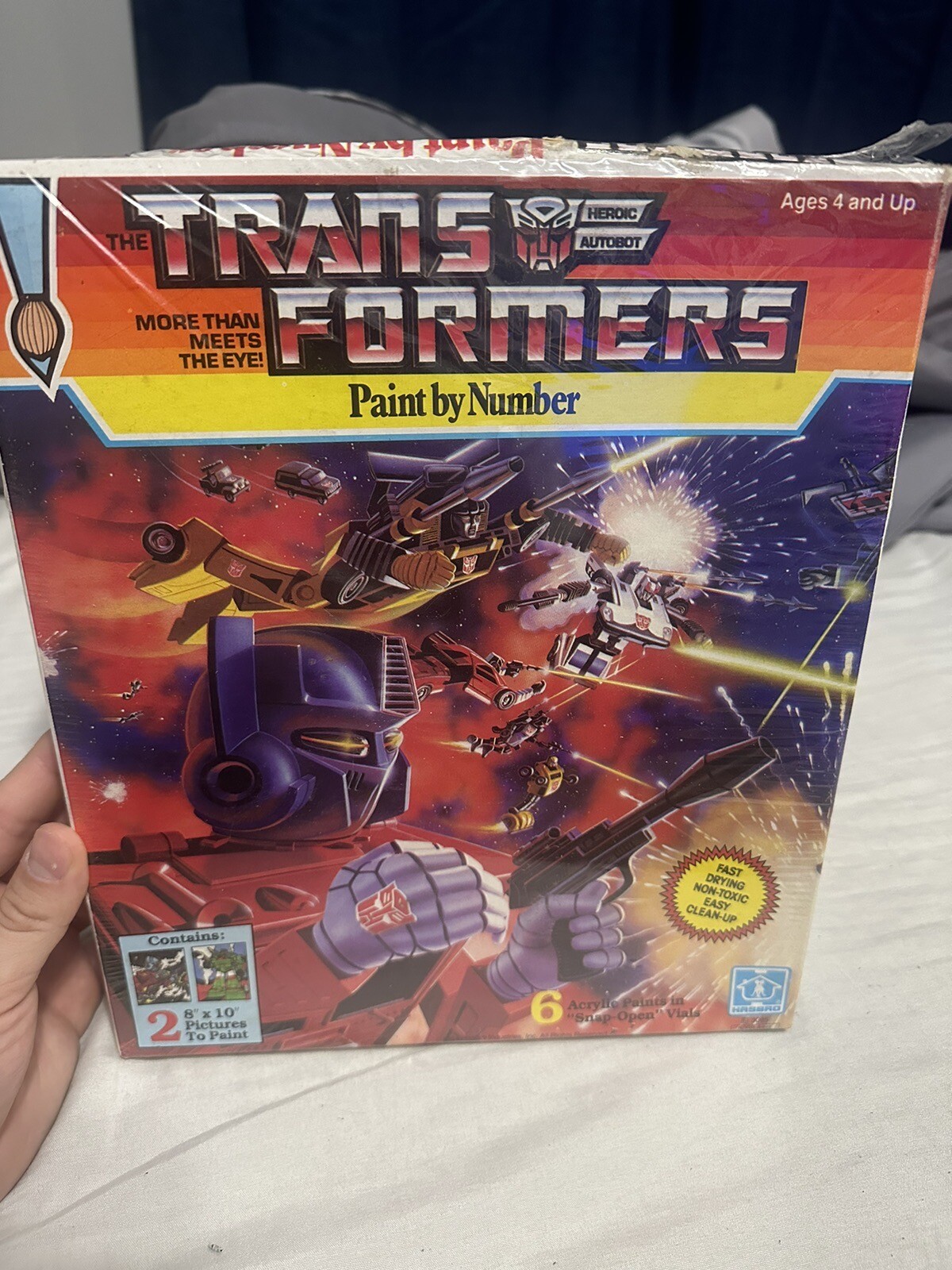 G1 Generation 1 Transformers 1984 Hasbro Paint By Number Unused Mib New ...