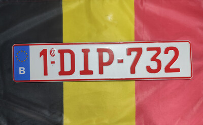 Used Belgium license plate - replica | eBay