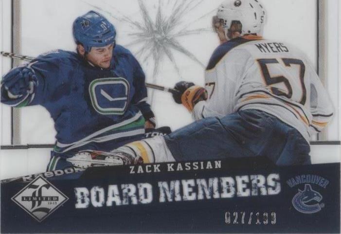 2012-13 Panini Limited - Board Members Zack Kassian #BM-45 /199 for ...