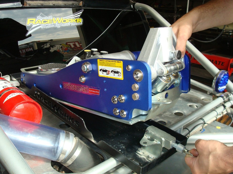 RaceWorks Quick Release Jack Mount for Harbor Freight Pittsburgh Jack 1 ...