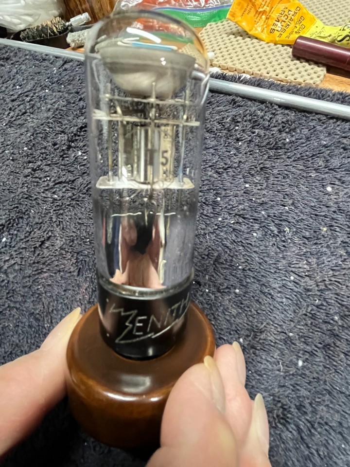 6T5 ZENITH ORIGINAL TUNING EYE TUBE VERY RARE | eBay