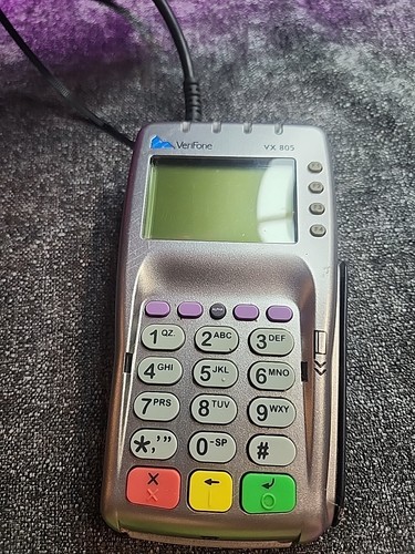 Verifone VX-805 Pin Pad Card Reader 160mb Keypad | eBay