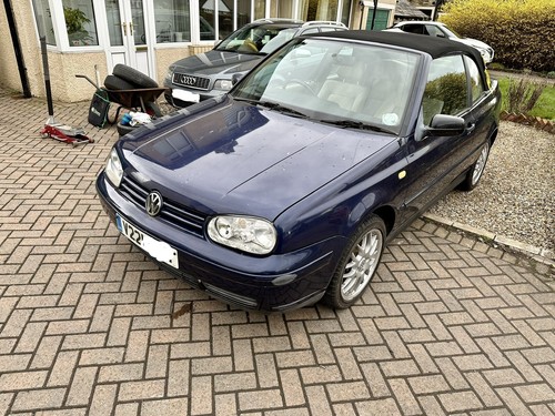 1999 V VW GOLF MK3.5 MK3 MK4 CABRIOLET AVANT-GARDE BREAKING INDIGO BLUE ...