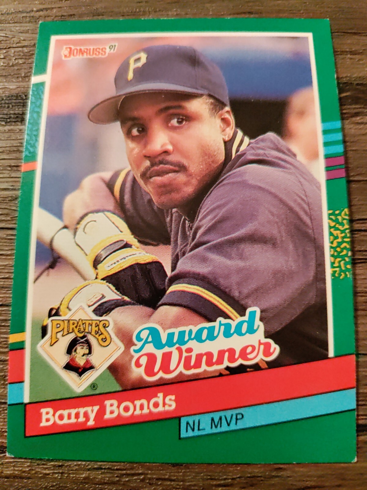 1991 DONRUSS BASEBALL BARRY BONDS #762 NO DOT ERROR PIRATES *RARE* | eBay