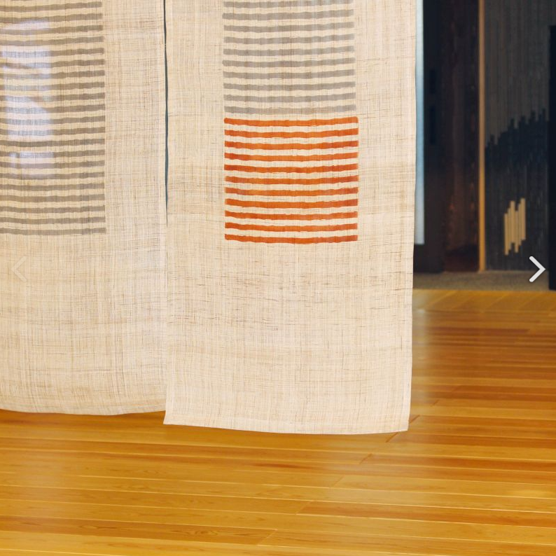 Hemp Noren Linen Japanese Door Curtain Handcraft Border SEN-Modern ...