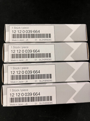 4x Genuine BMW N20 Spark Plugs 12120039664 OEM F10 F22 F30 F31 F32 F33 ...