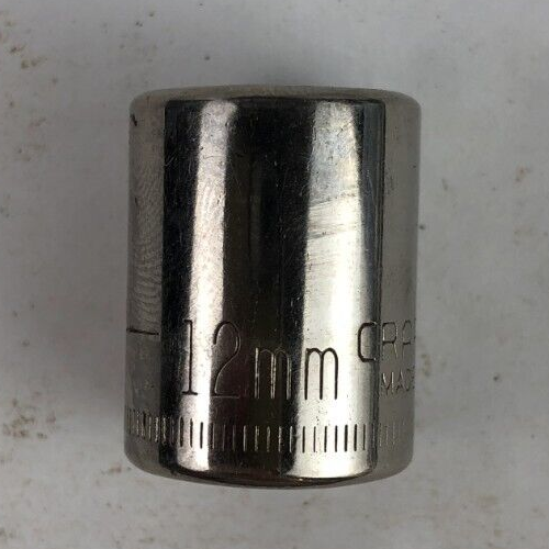 Craftsman 12mm 6 Point 1/4" Drive Shallow Socket Inverted G 43513 Made ...