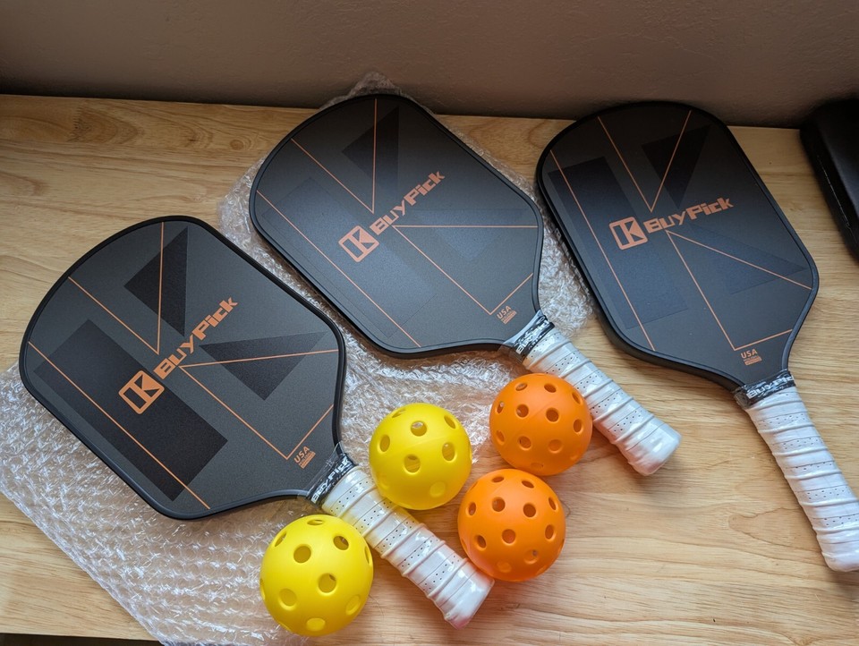 Package Of 2 And 1 Free Pickleball Paddle, USA Pickleball BUYPICK | eBay
