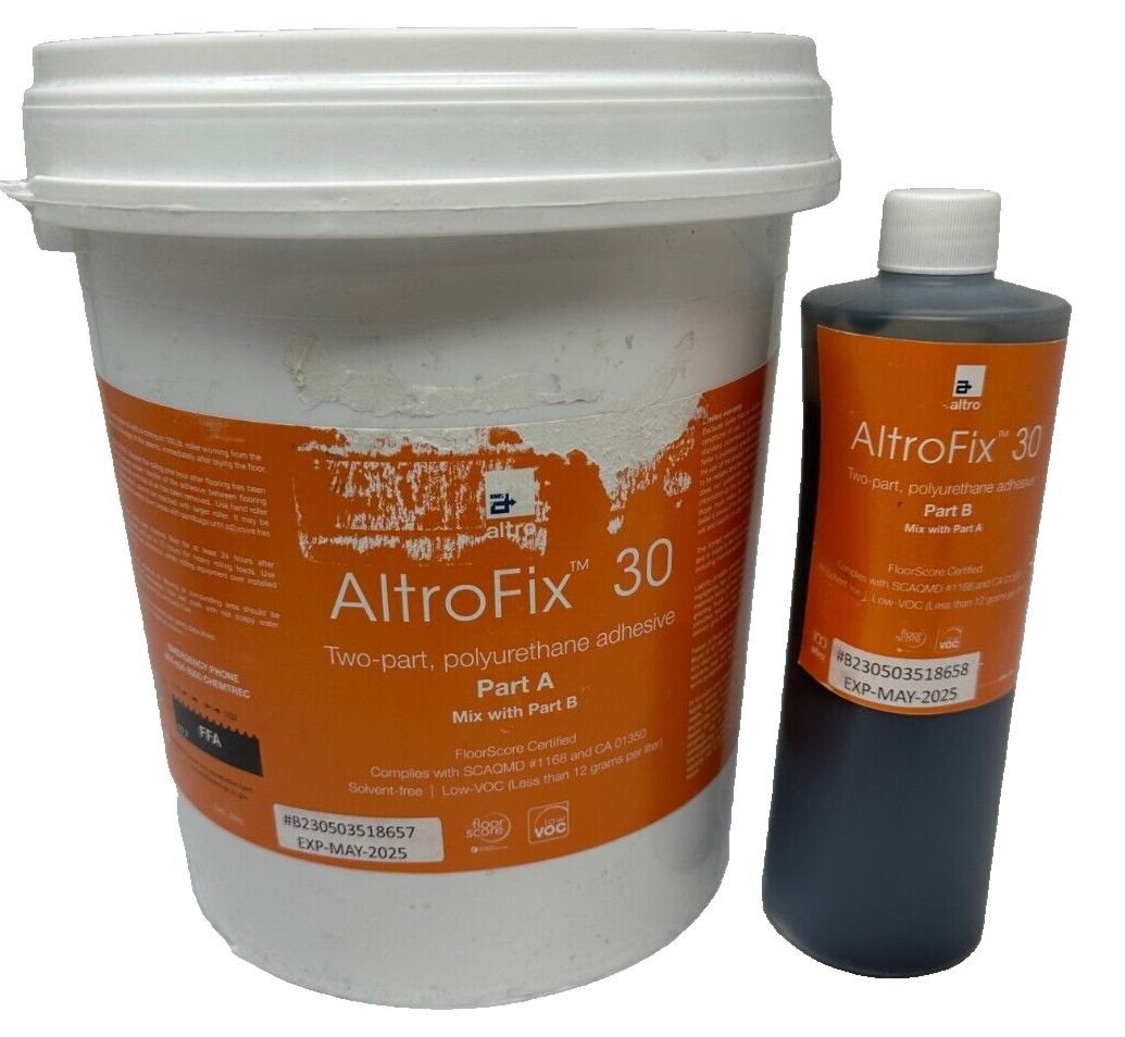 NEW AltroFix 30 2 Part Polyurethane Adhesive 1 Gallon Unit for Floors ...