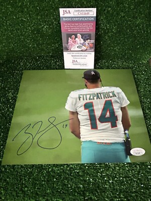 Ryan Fitzpatrick Signed 8x10 Photo Miami Dolphins JSA COA | eBay