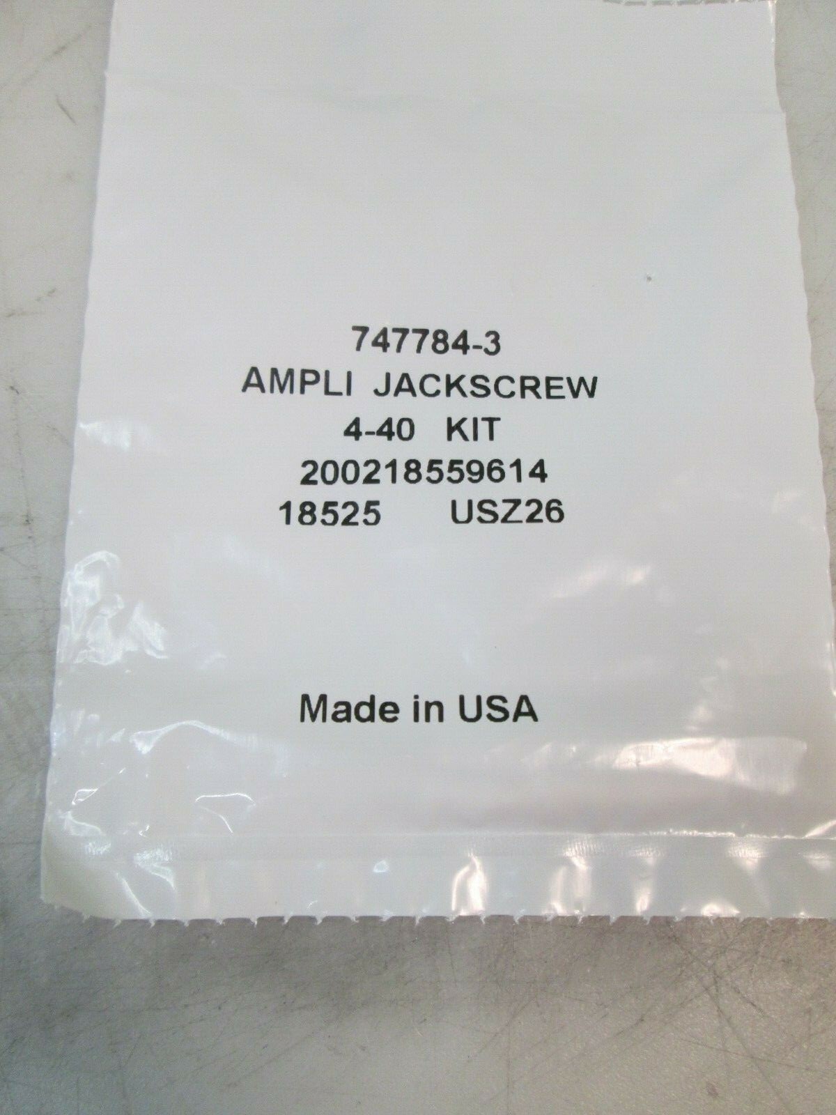 (2 PACK) TYCO AMP 747784-3 JACK SCREW #4-40 48.77MM NEW SEALED FREE ...