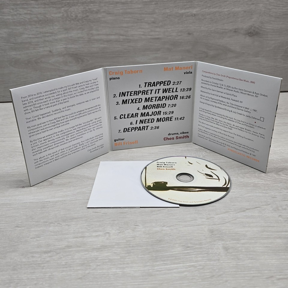 Ches Smith - Interpret It Well CD US Exclusive Jazz 2022 Pyroclastic ...