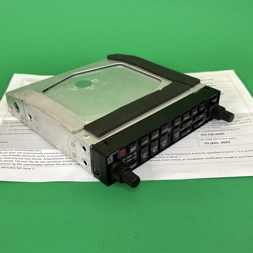 Garmin GMA 340 Audio Panel 011-00401-10 With 2025 EASA Form 1 | eBay