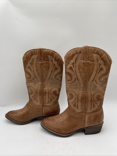 NWOB Women’s Coconuts Legend Cowboy Boots Brown Size 8.5M | eBay