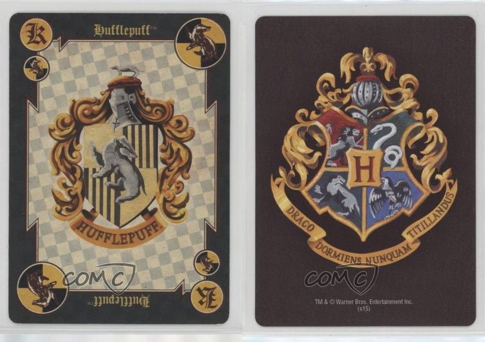 2015 Aquarius Harry Potter House Crests Playing Cards Hufflepuff Crest ...