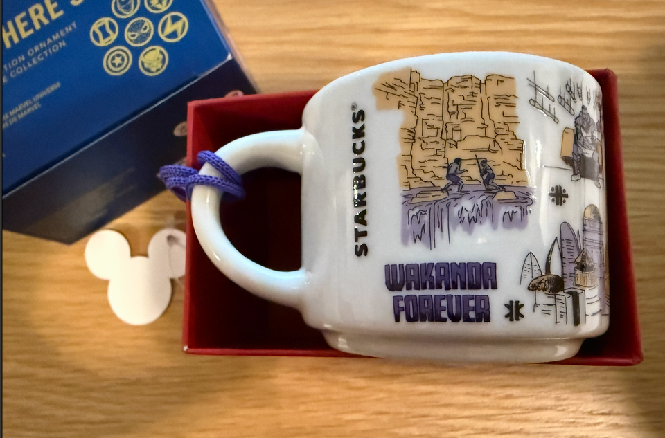 Starbucks Been There Series Marvel Collection Wakanda II Ornament Cup ...
