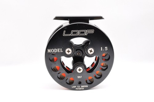 Loop Model 1.5 #3-6 WF5F+100m 123g Black Used Fly Reel Fishing Aluminum B | eBay