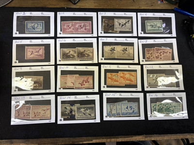 Consecutive RW1-RW31 + RW 33- RW 67 ++US Federal Duck Stamps 1934 ...