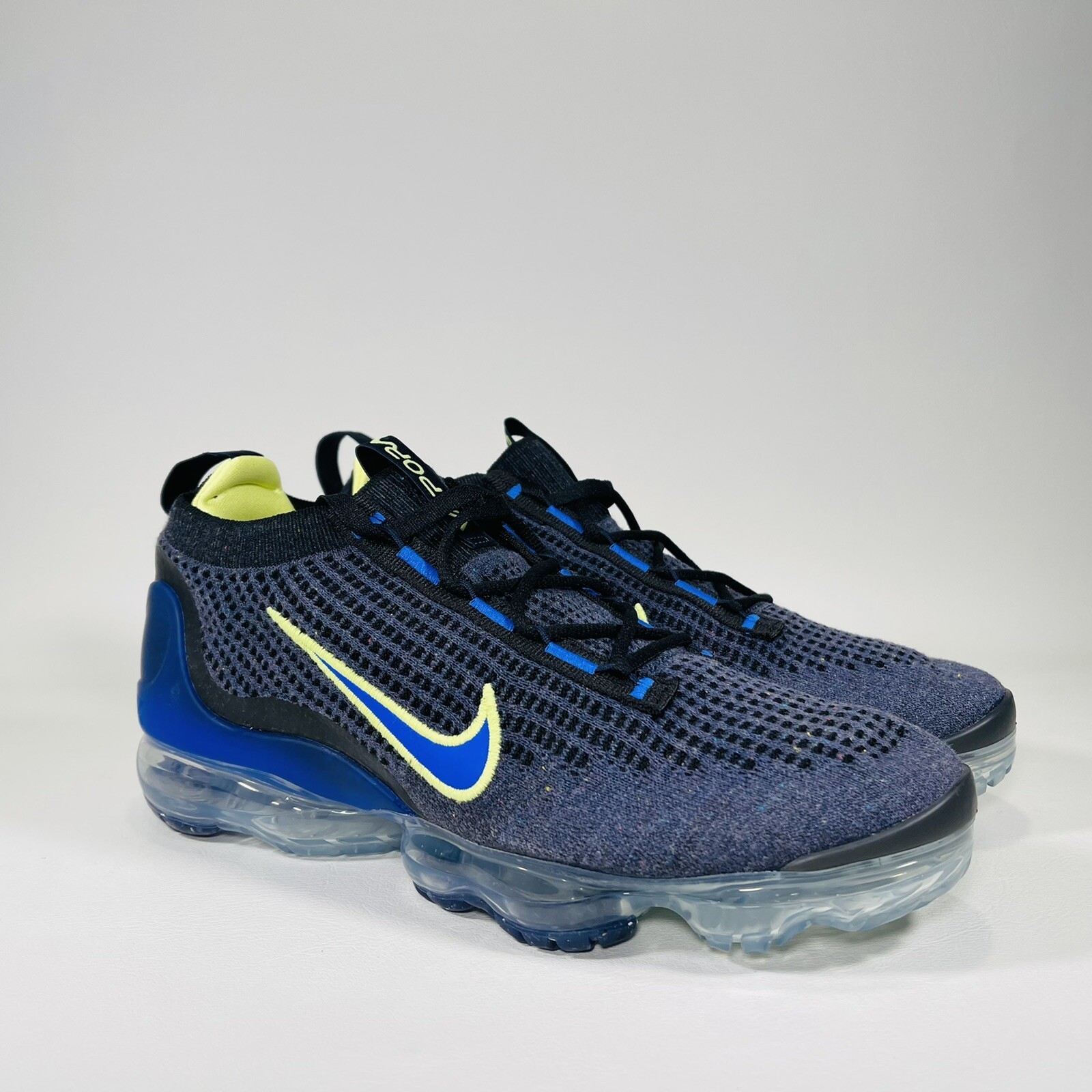 Nike Air Vapormax 2021 FK Men's Shoes Athletic Sneakers Obsidian Lemon ...