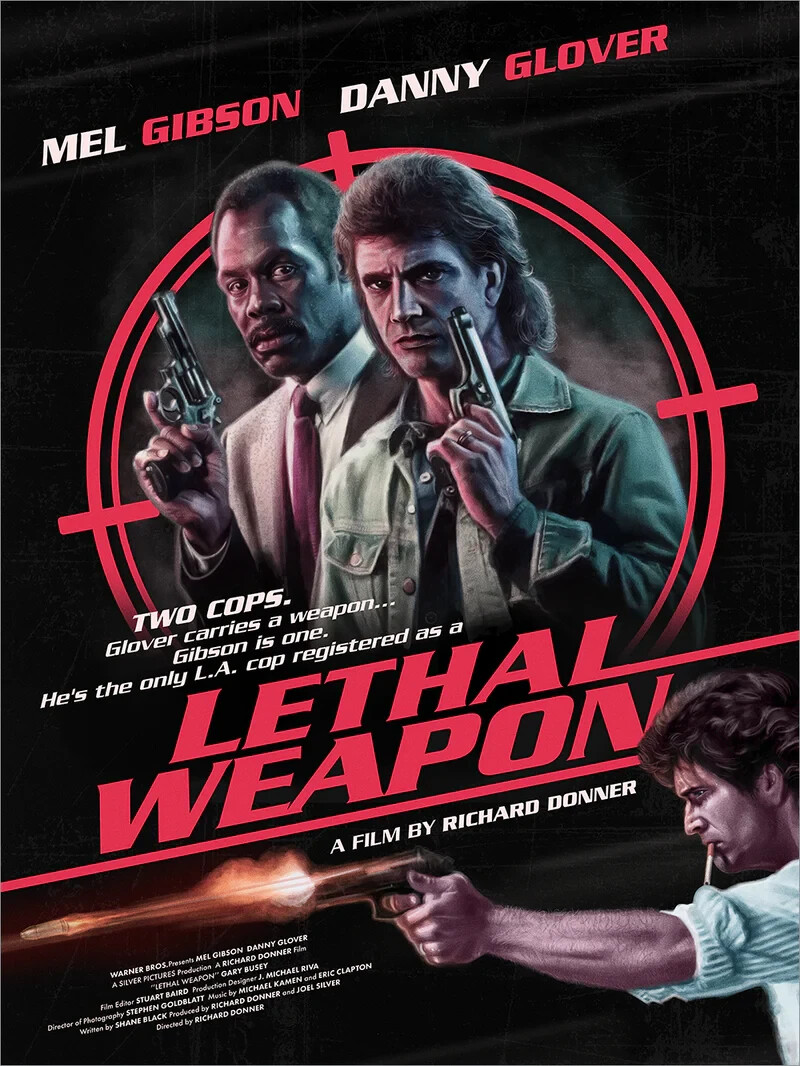 Danny Glover Lethal Weapon Gun