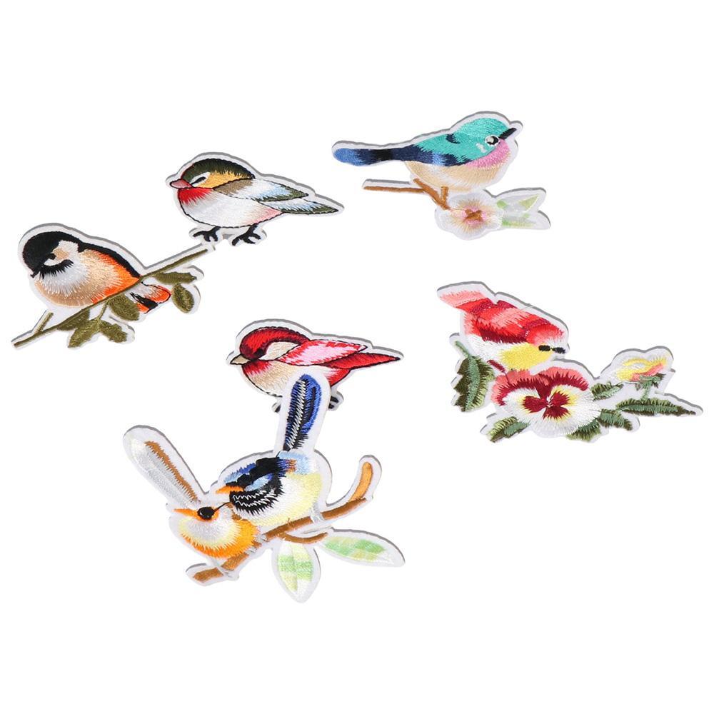 13PCS Birds shape Different Kinds of Birds Patches Sew on/Iron on ...